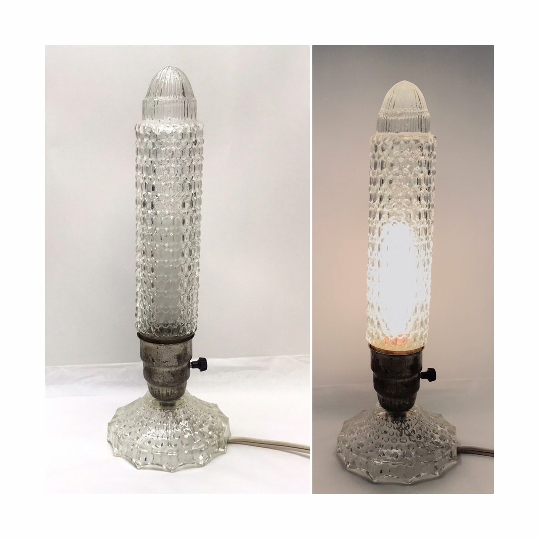 Vintage Torpedo Lamp, Bullet Lamp, Tabletop Lighting, Art Deco Style - Etsy