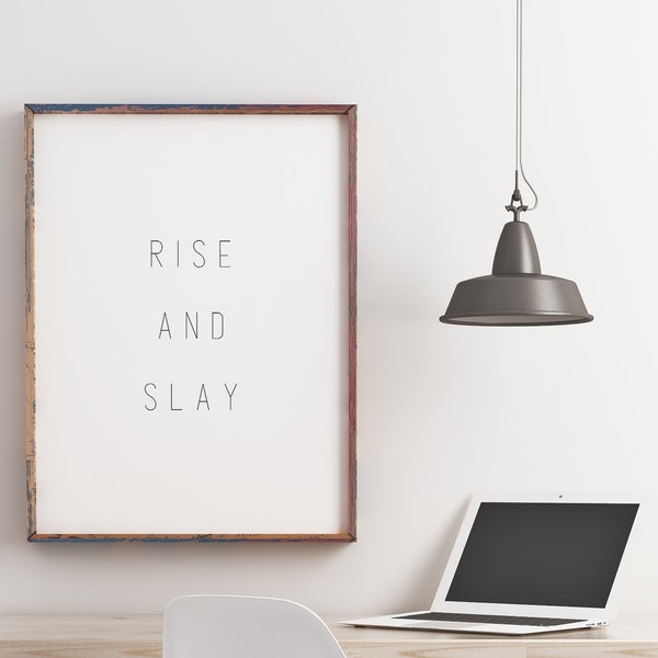Rise and Slay - Etsy