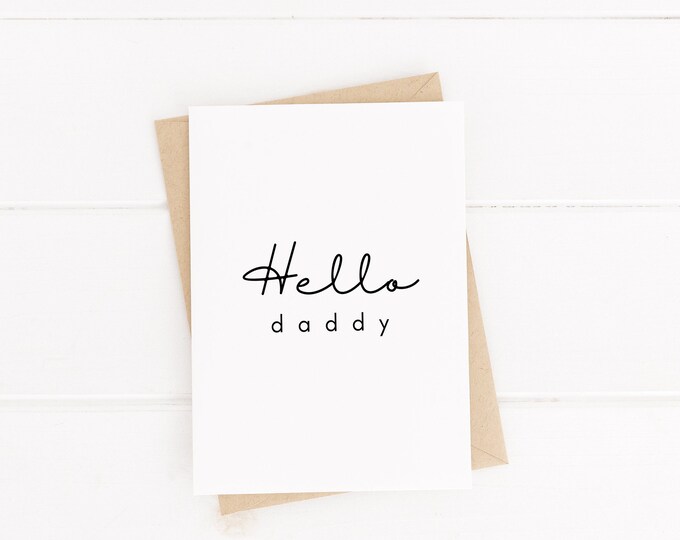 Hello daddy - Etsy