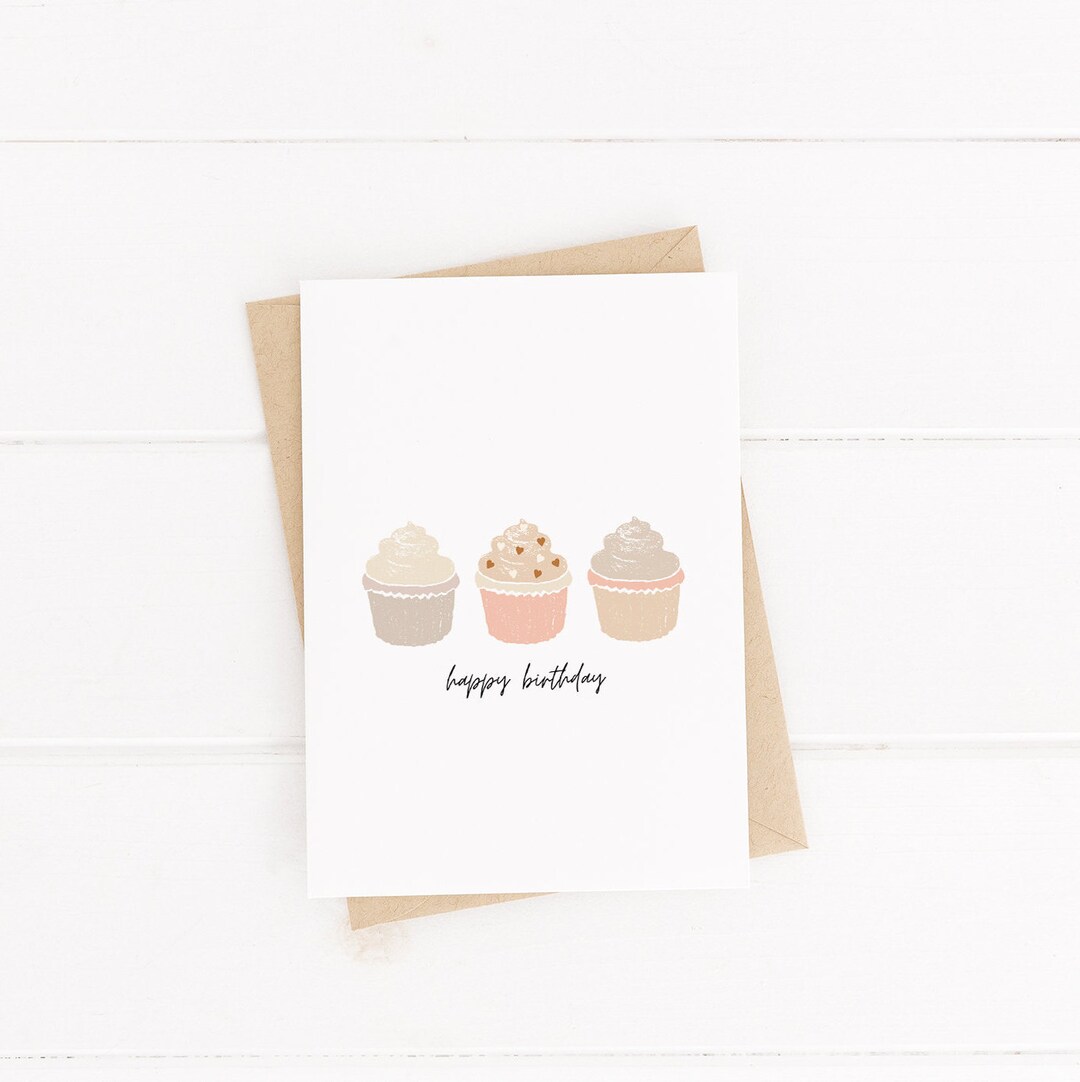 Happy Birthday, Birthday Card, Happy Cake Day, Day of Birth Card ...