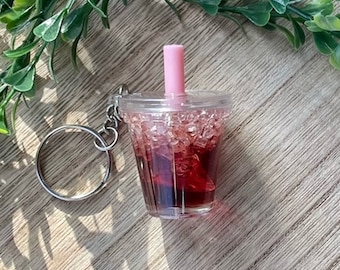 Ice Coffee Keychain - Etsy