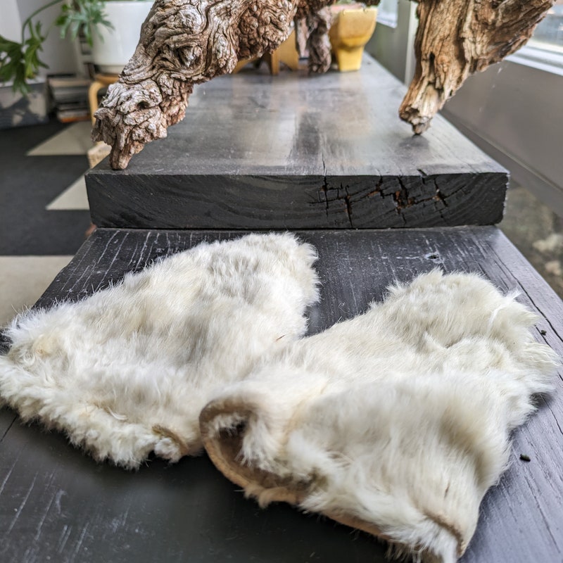Rabbit Fur Gloves - Etsy