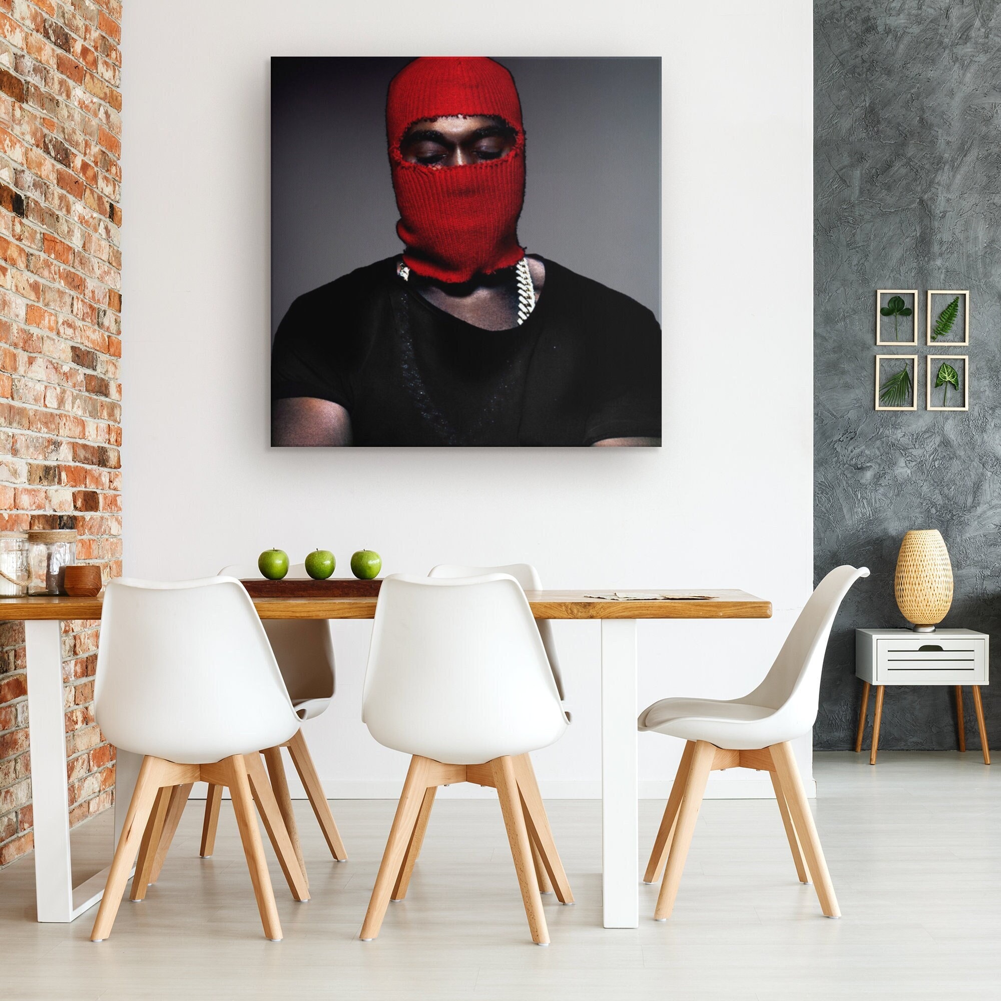 Kanye West Red Mask