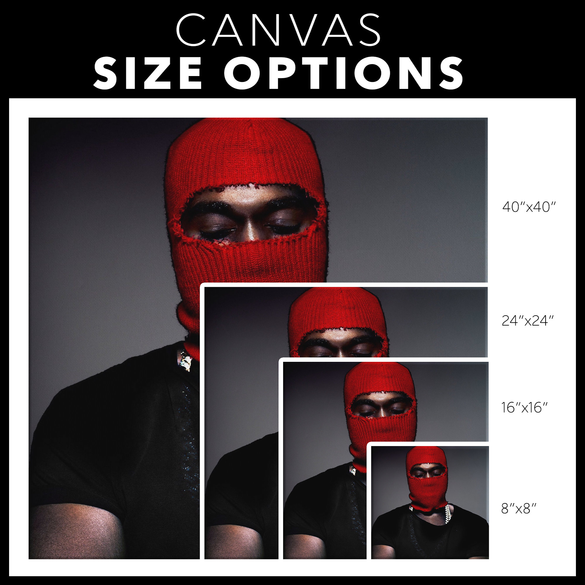 Kanye West Red Mask