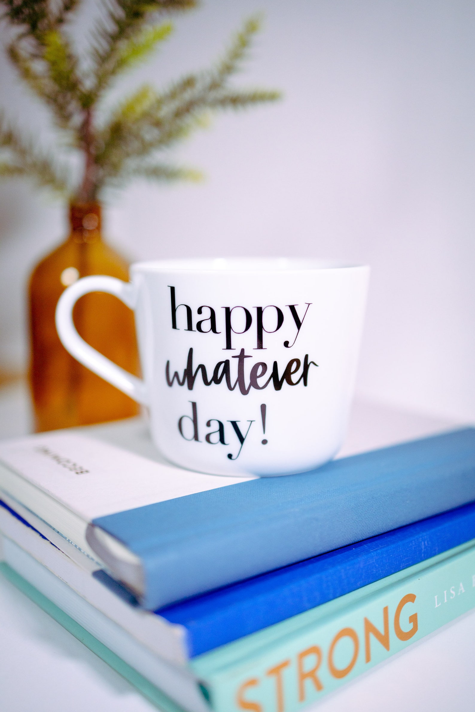Happy Whatever Day Mug QuoteChic gift for Grad White | Etsy