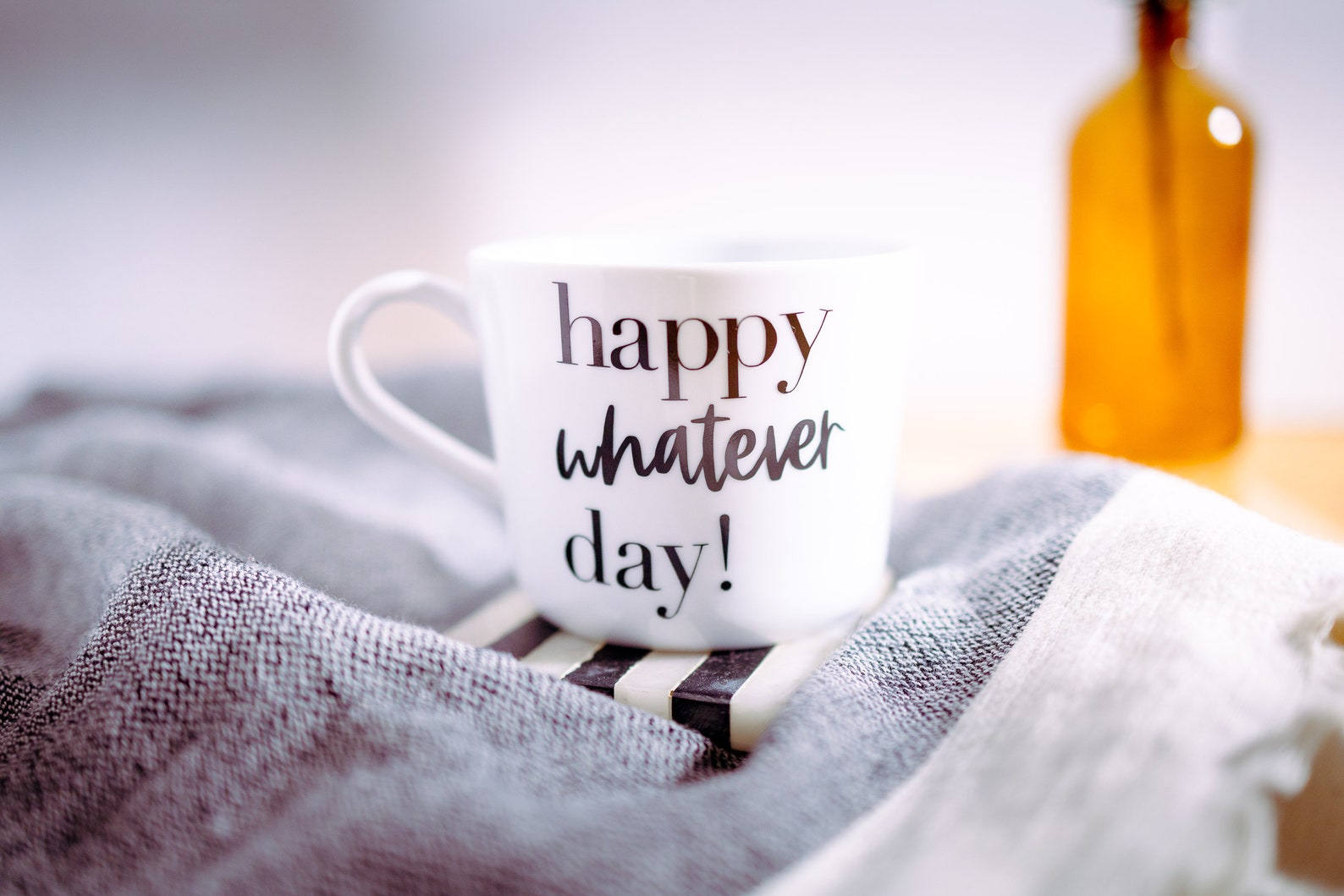 Happy Whatever Day Mug QuoteChic gift for Grad White | Etsy