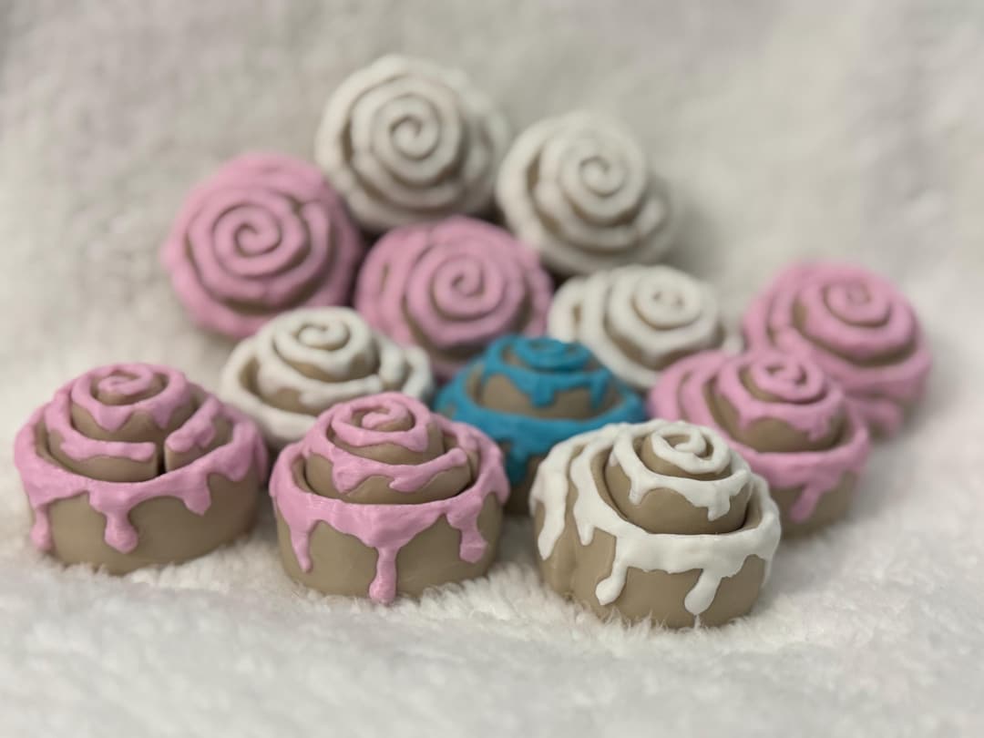 Cinnamon Roll Fidget Clicker: 3D Printed Keyboard Switch - Etsy