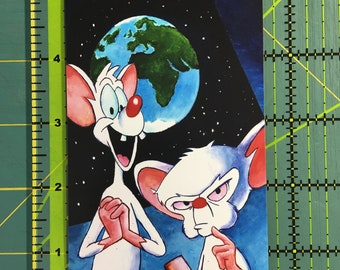 Pinky and the Brain Stickers | Etsy