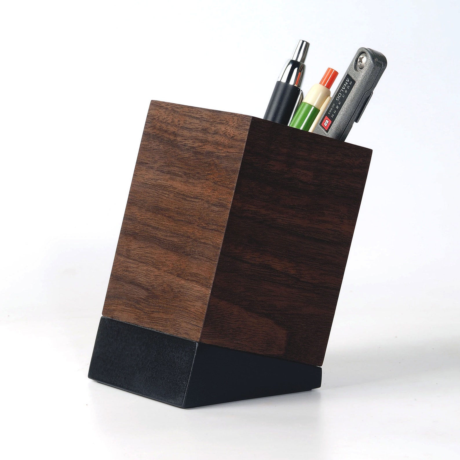 Wooden Pen Holder Desk Pen Organizer Pen Holder Wooden - Etsy
