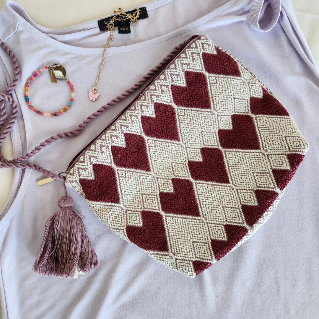 Boho Crossbody Bag. Embroidery Bag Women, Bohemian Ladies Crossbody Bag ...