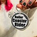 Rollercoaster Rider Keyring Design for Amusement Park Bag Tag as ...