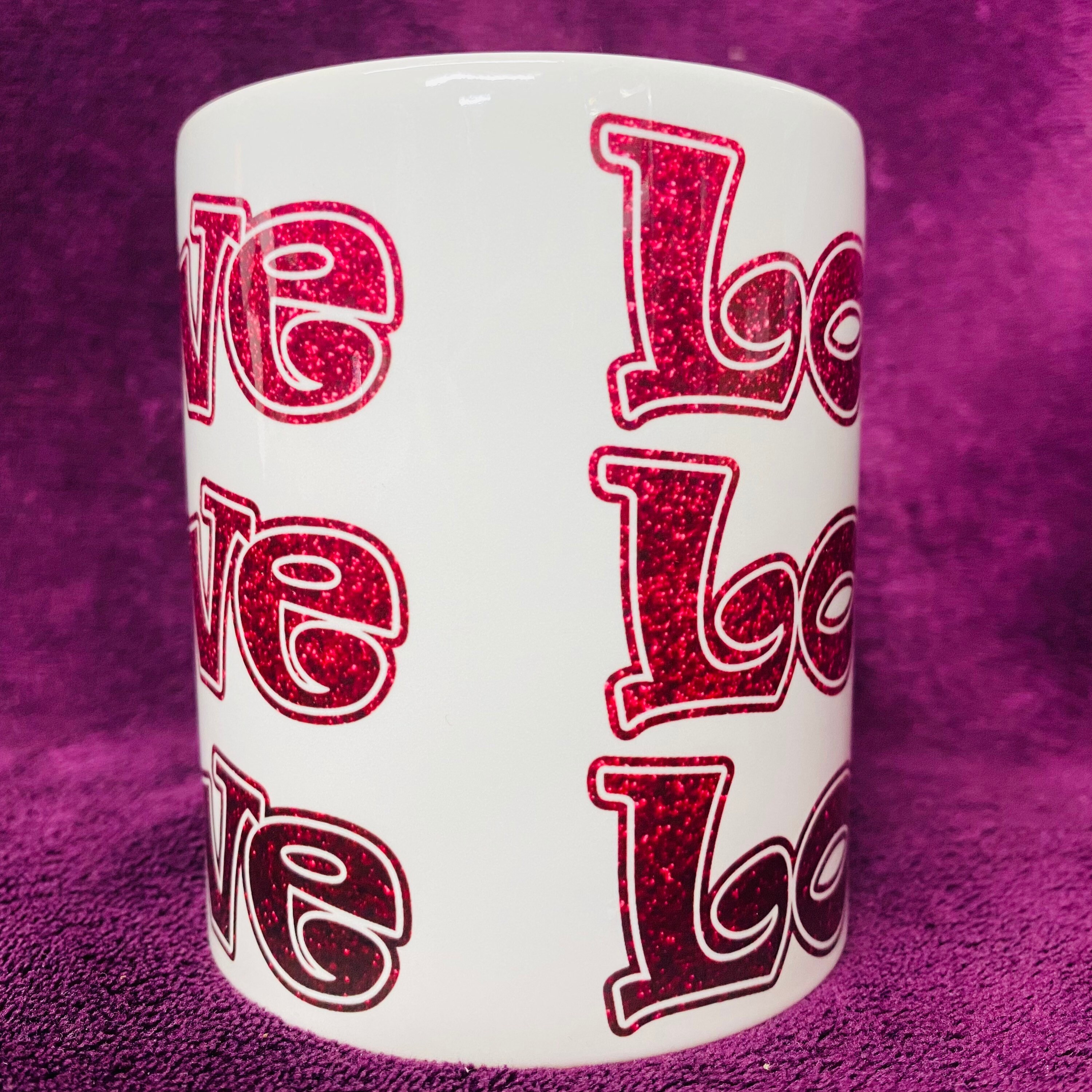 Limited Edition Love Love Love Mug as a Bespoke Romantic | Etsy