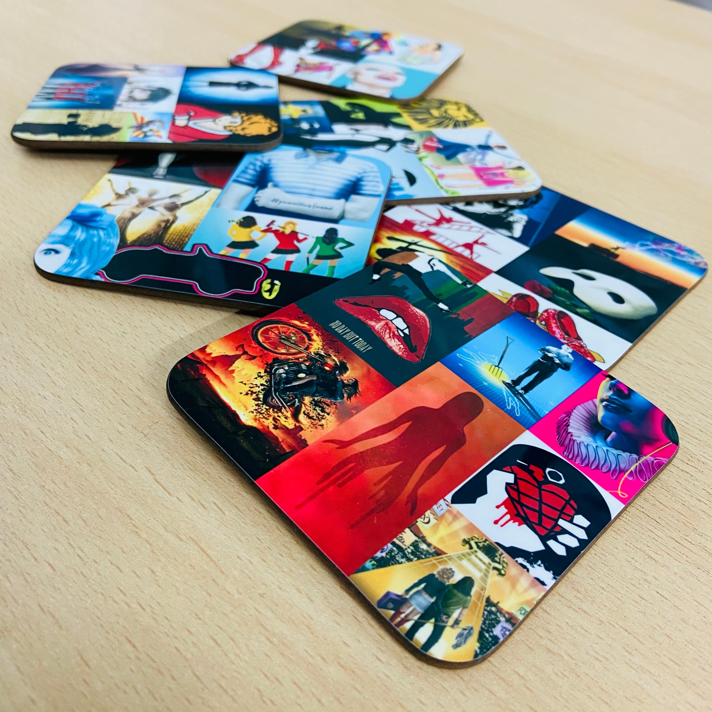 Musical Theatre Photo Coasters Collage Print of Your - Etsy UK