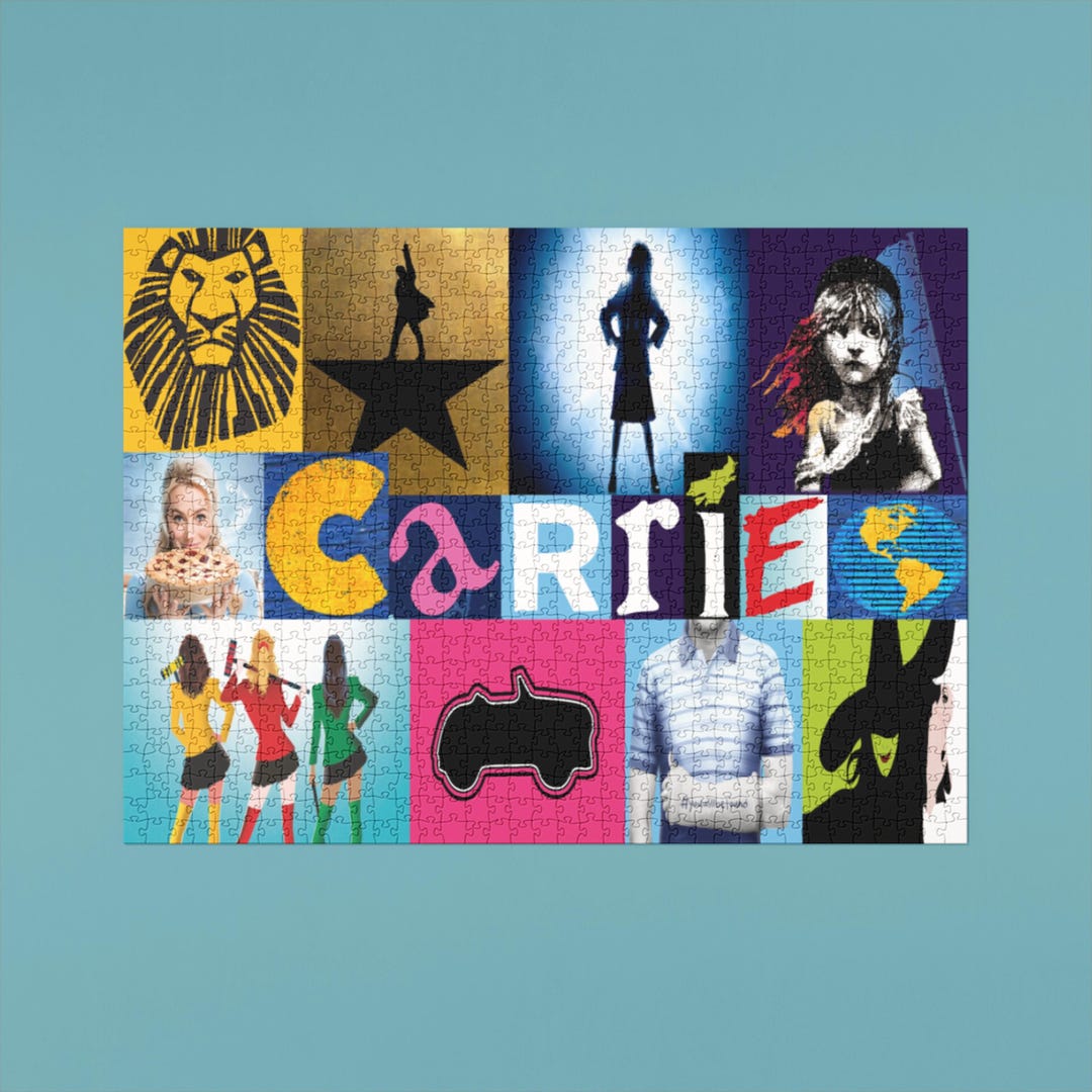 Personalised 300 Piece Puzzle, Musical Theatre Game, West End and ...