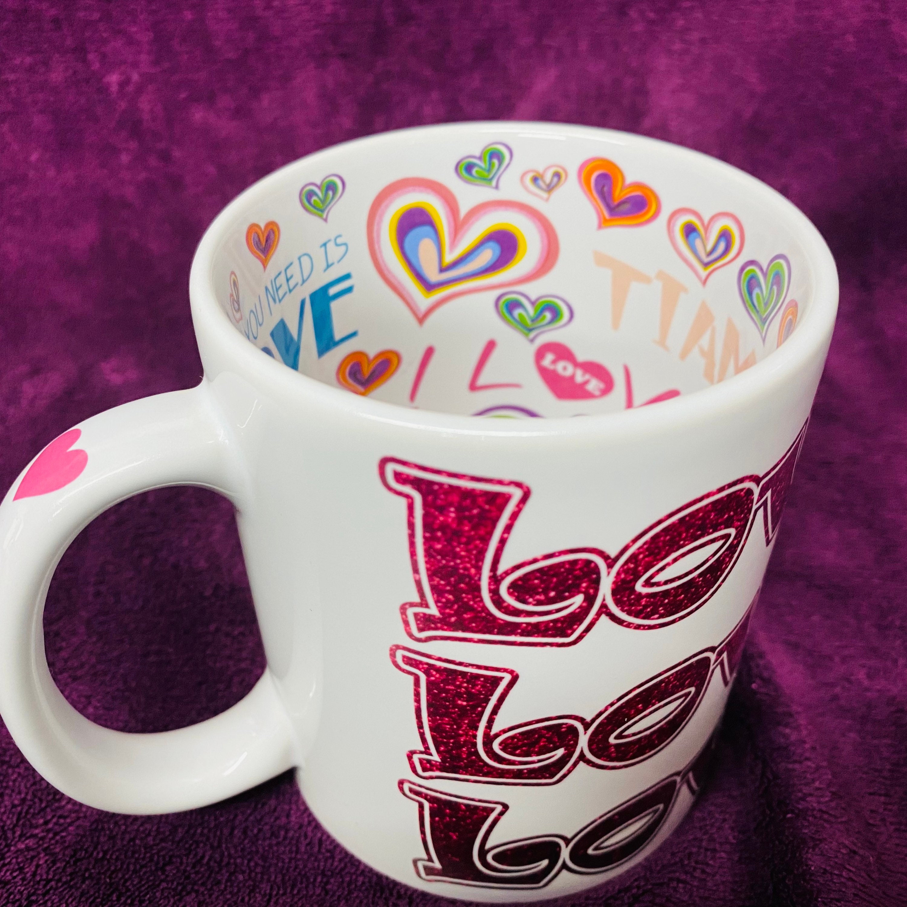 Limited Edition Love Love Love Mug as a Bespoke Romantic - Etsy UK