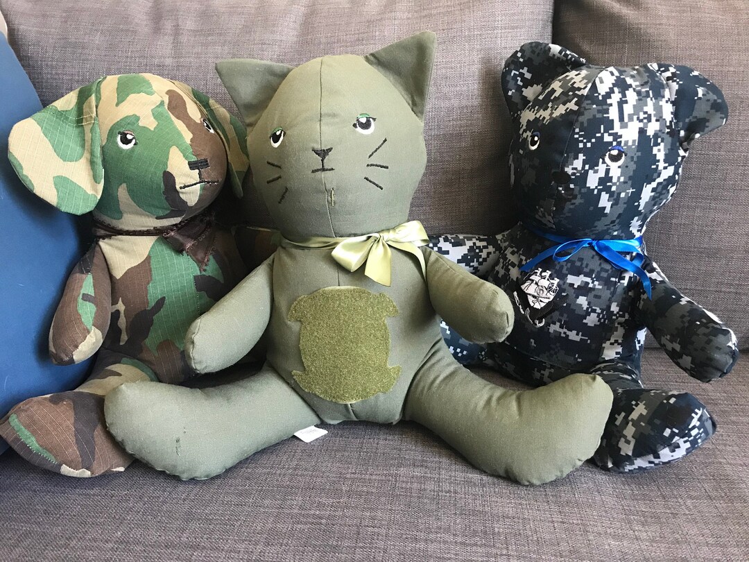 15" Flight Suit Teddy - Uniform Teddy - Etsy