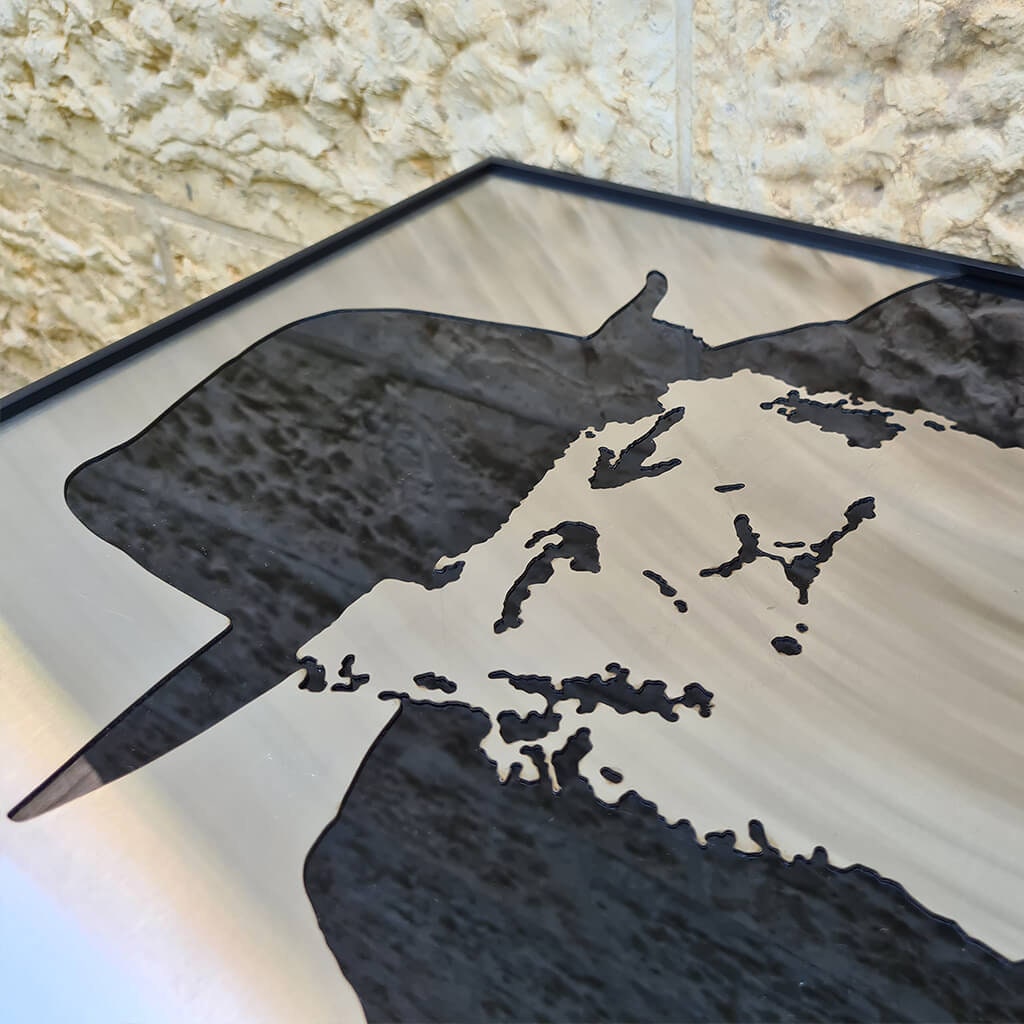 The Lubavitcher Rebbe Picture From Stainless Steel | the Rebbe Picture ...