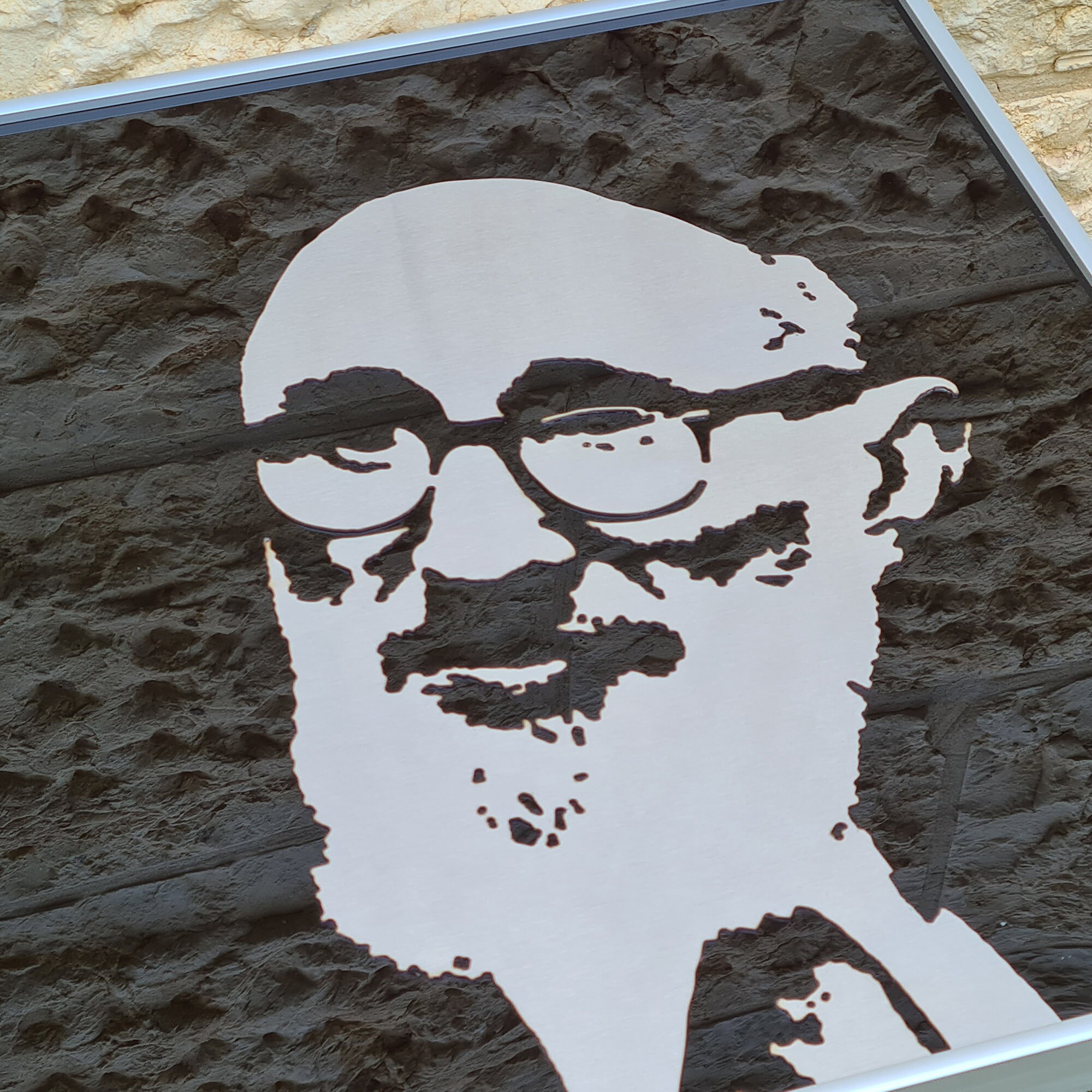 Rov Soloveitchik Metal Portrait | Unique Jewish Present for Him ...