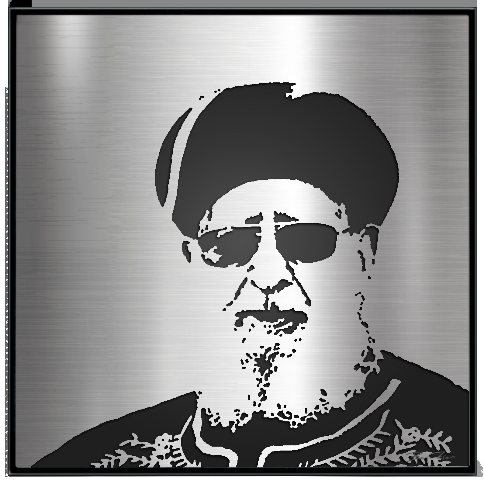 Rav Ovadia Yosef Metal Portrait Jewish Gift for Him - Etsy