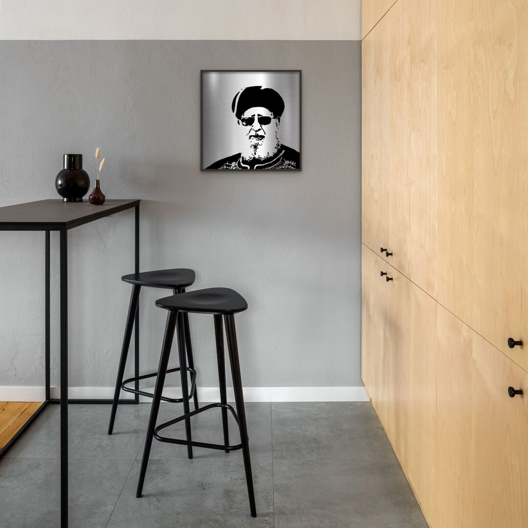 Rav Ovadia Yosef Metal Portrait | Jewish Gift for Him | Chacham Ovadia ...