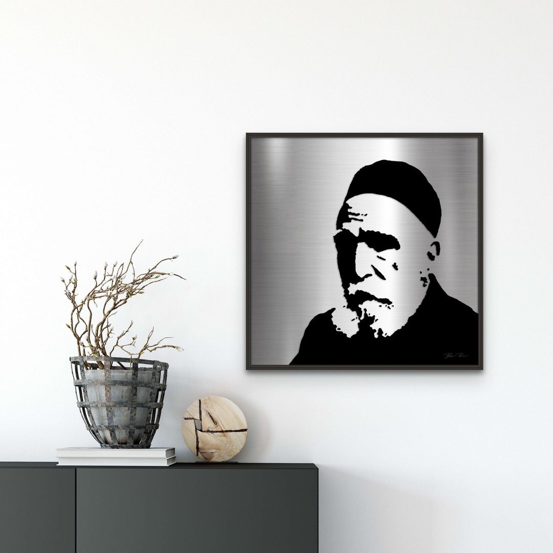 Rav Moshe Feinstein Metal Portrait | Jewish Gift for Him | Gedolim ...