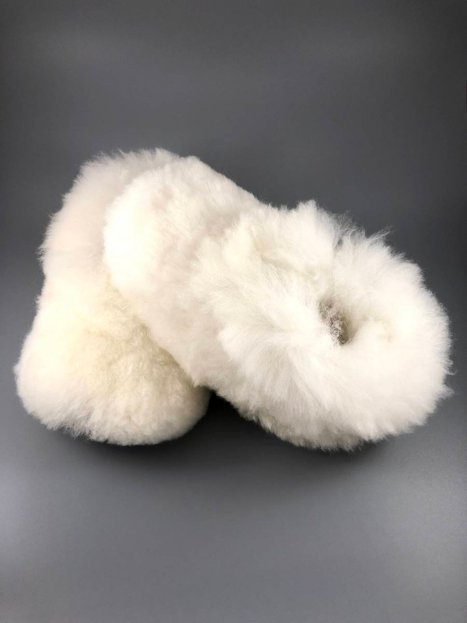 Alpaca Fur Slippers Sheepskin moccasins Fuzzy wool cosy | Etsy