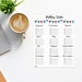 Printable Birthday Tracker, Birthday Planner, Birthday Tracker - Etsy