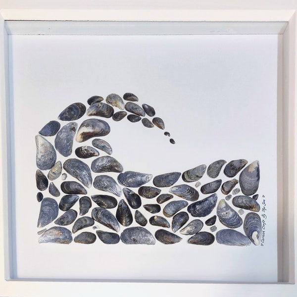 Shell Artwork - Etsy