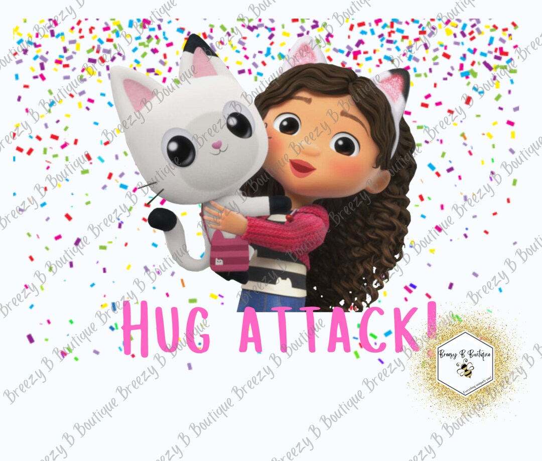 Gabby's Dollhouse Hug Attack PNG File - Etsy