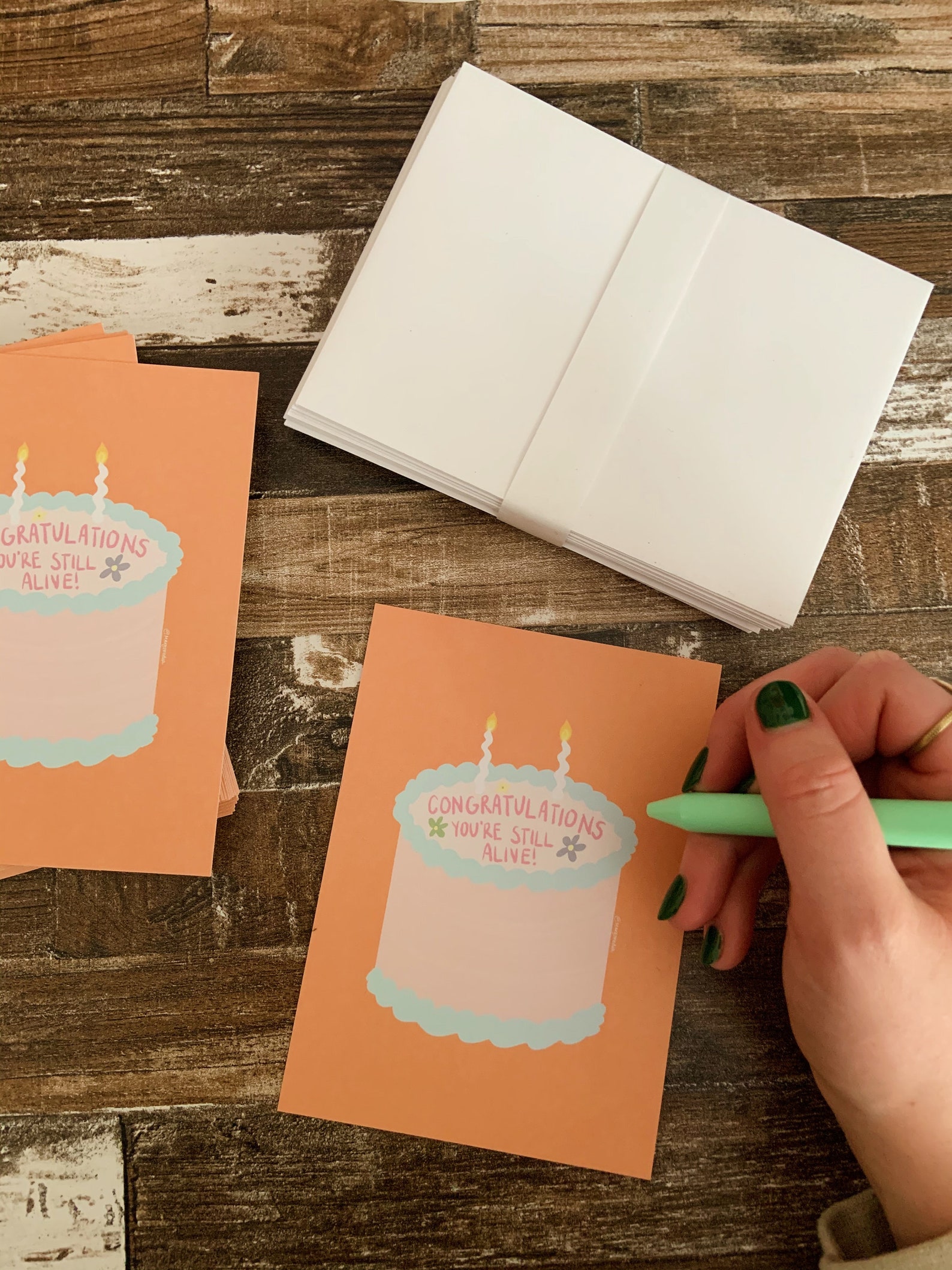 Congratulations You're Still Alive Cards 3 Cards | Etsy