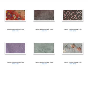 Vintage Kimono Fabric Textures: Japanese Digital Backgrounds (JPG) - Etsy