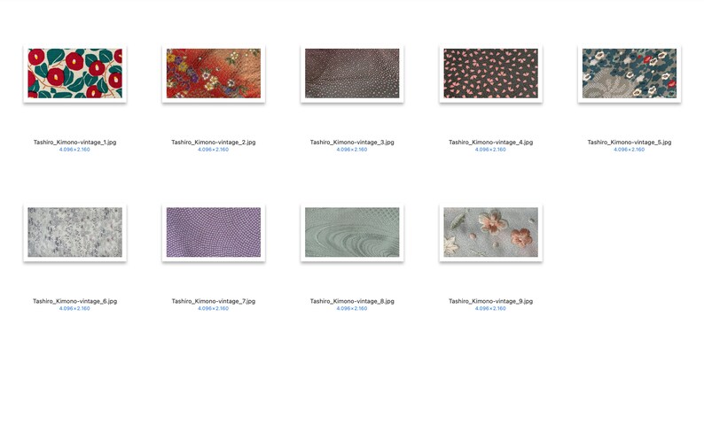 Vintage Kimono Fabric Textures: Japanese Digital Backgrounds (JPG) - Etsy