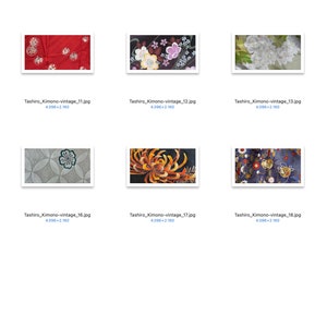 Vintage Kimono Fabric Textures: Japanese Digital Backgrounds (JPG) - Etsy