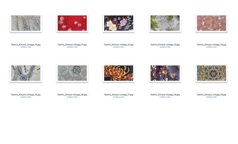 Vintage Kimono Fabric Textures: Japanese Digital Backgrounds (JPG) - Etsy