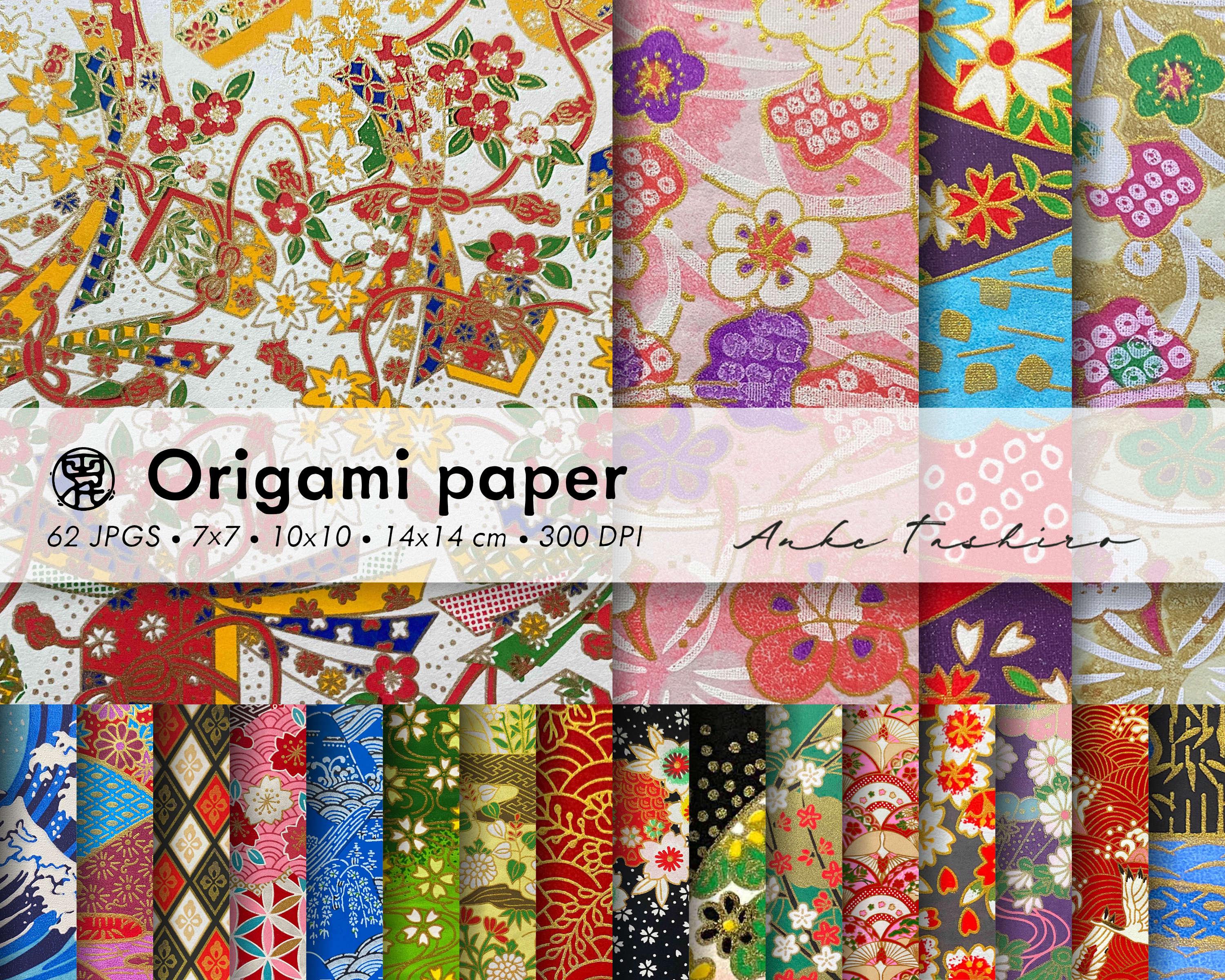 Japanese Origami Paper: 62 Fine Art Designs (digital Download) - Etsy