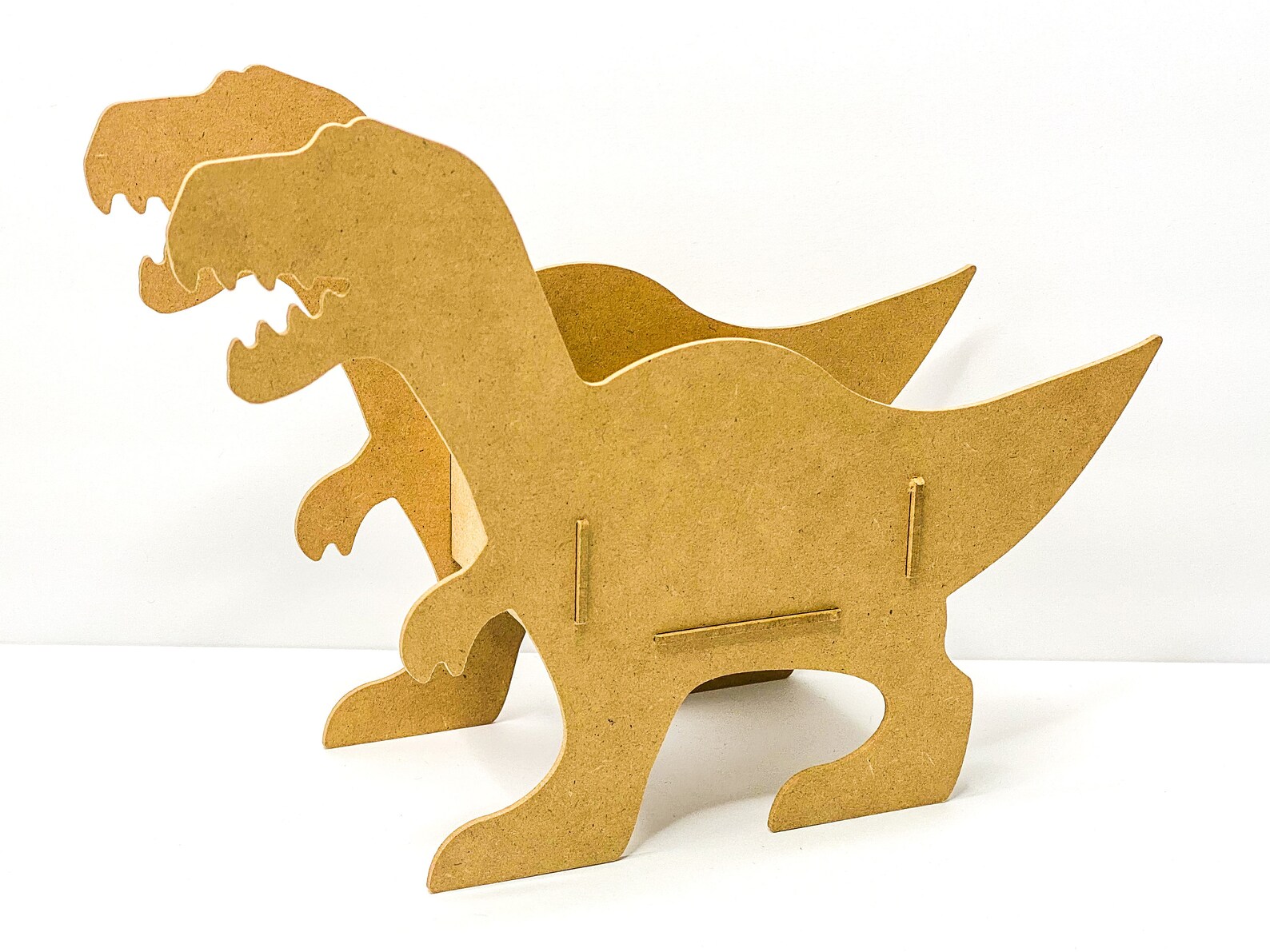 T-Rex Mini Box MDF Unfinished Wood Paintable DIY | Etsy