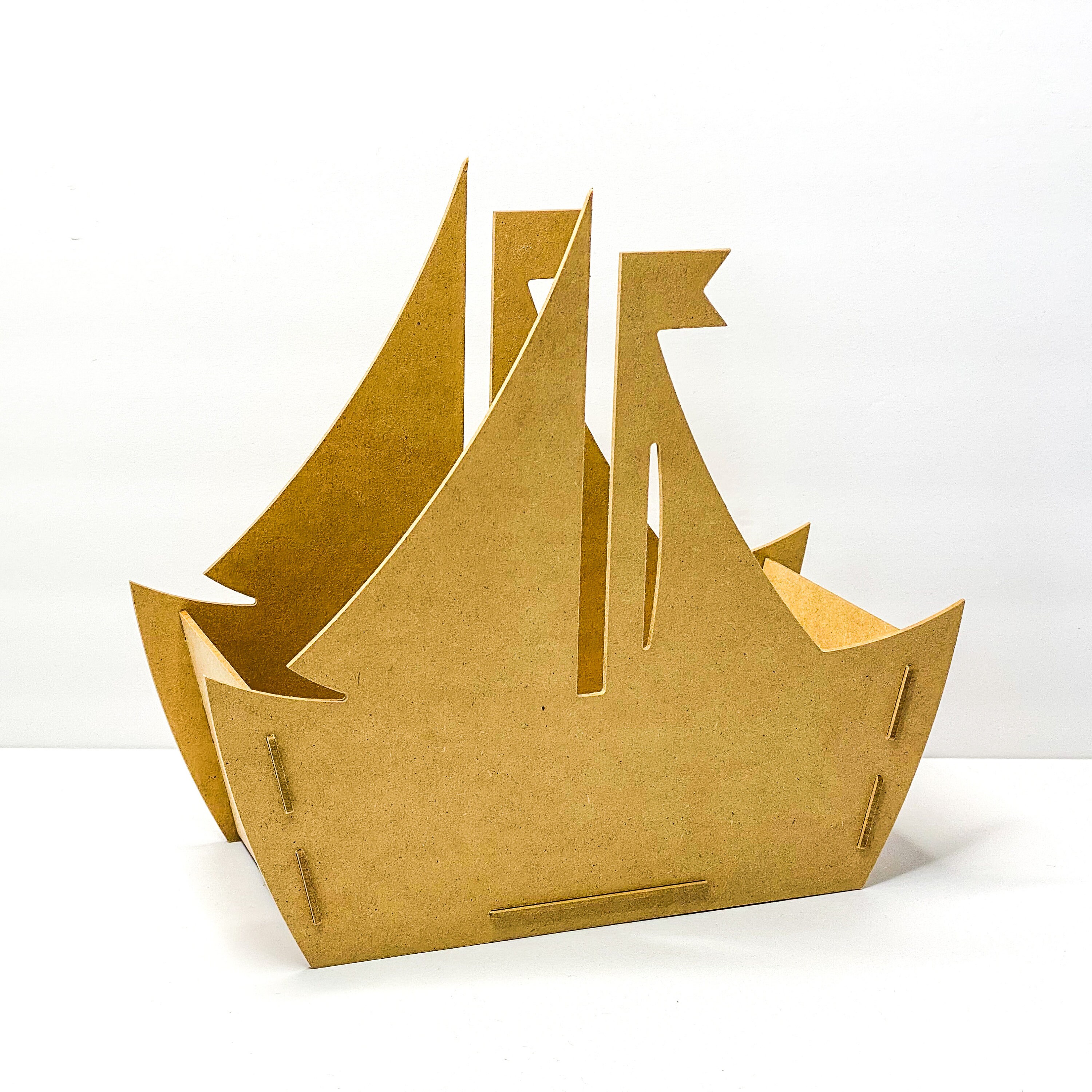 Sail Boat Box MDF Unfinished Wood Paintable DIY Project | Etsy