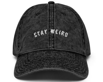 "weird" Baseball Cap - Etsy