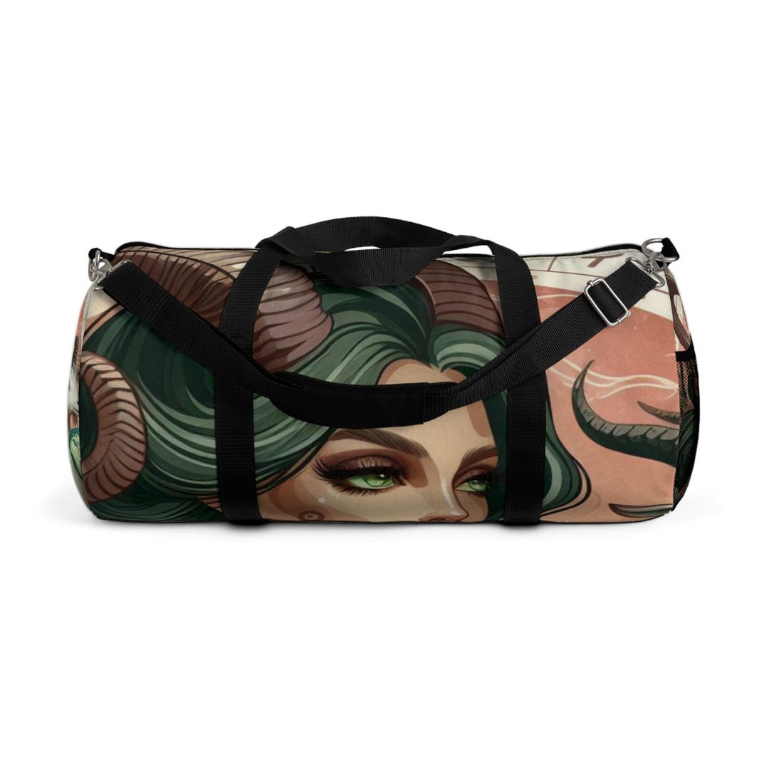 Gothic Capricorn Duffel Bag: Stylish Gym Travel Overnight Bag - Etsy
