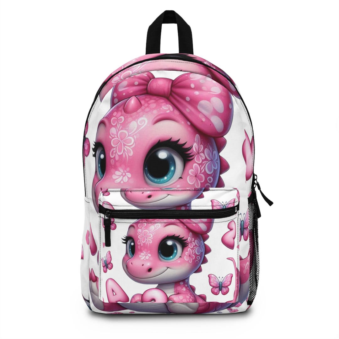 Cute Pink Dragon Backpack - Adorable Fairy Tale Bag for Kids, Ideal for ...