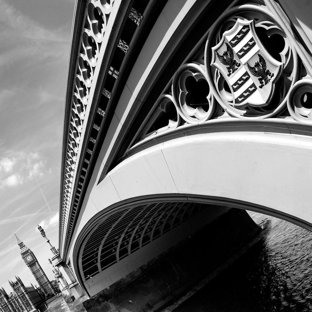 Westminster Bridge With Big Ben - Photograph - Archival Giclee Print ...