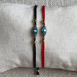 Red String Bracelet,diamond Red String Bracelet,red Bracelet With Evil ...