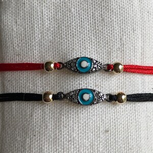 Red String Bracelet,diamond Red String Bracelet,red Bracelet With Evil ...