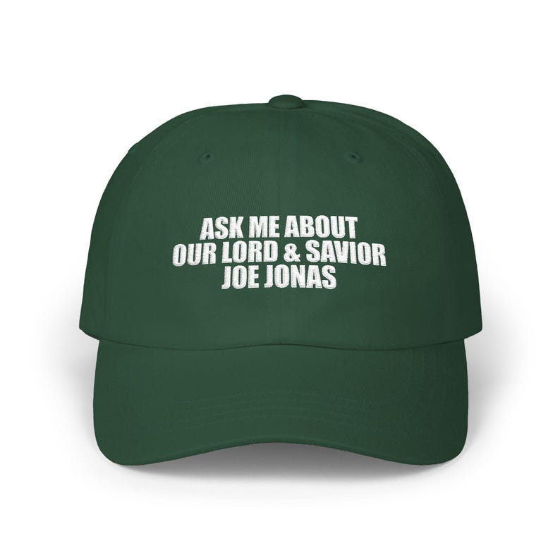 Embroidered Joe Jonas Hat - Etsy