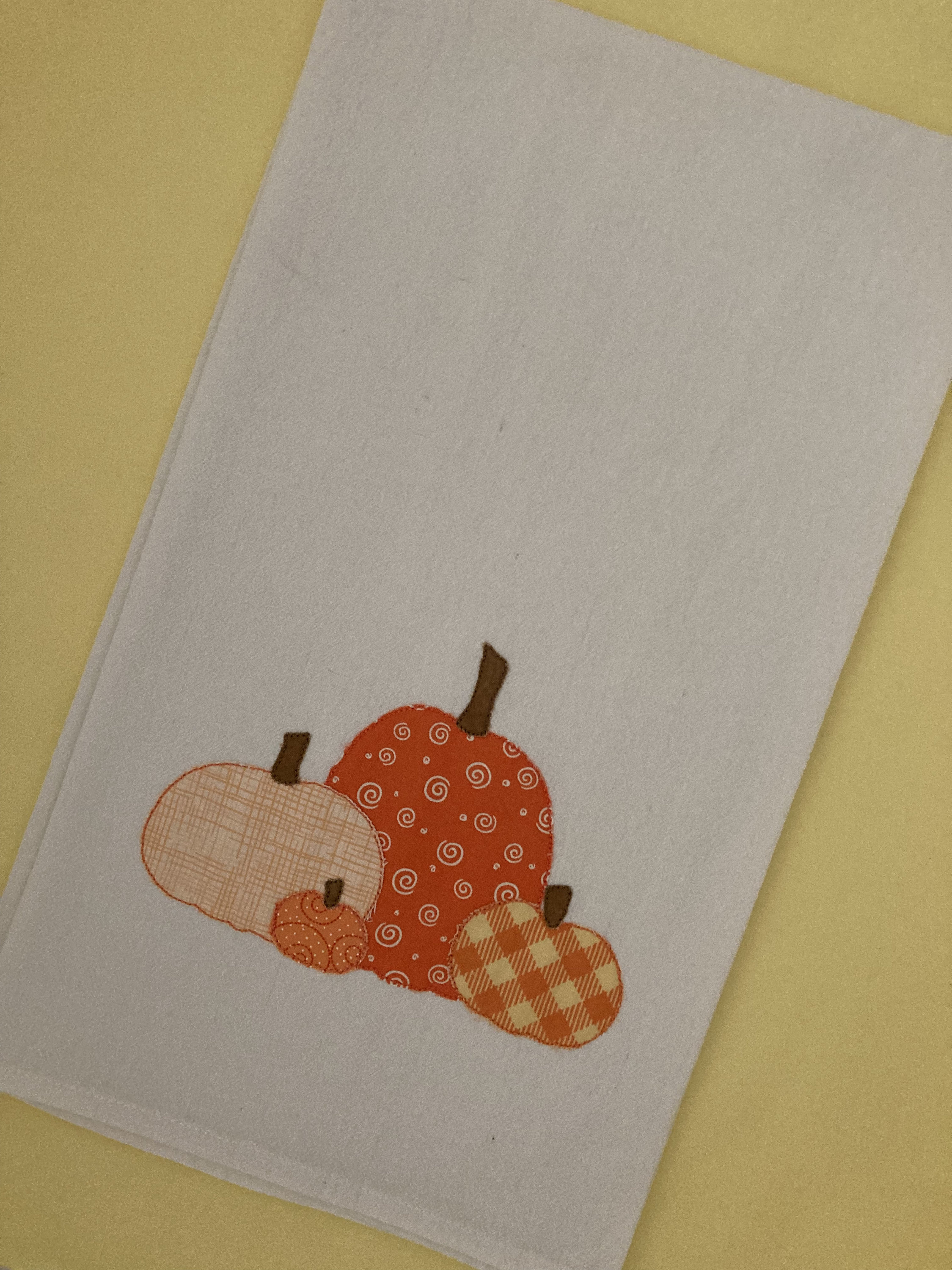 Perfect Pumpkin Patches Raggy Raw Edge Applique Embroidered - Etsy