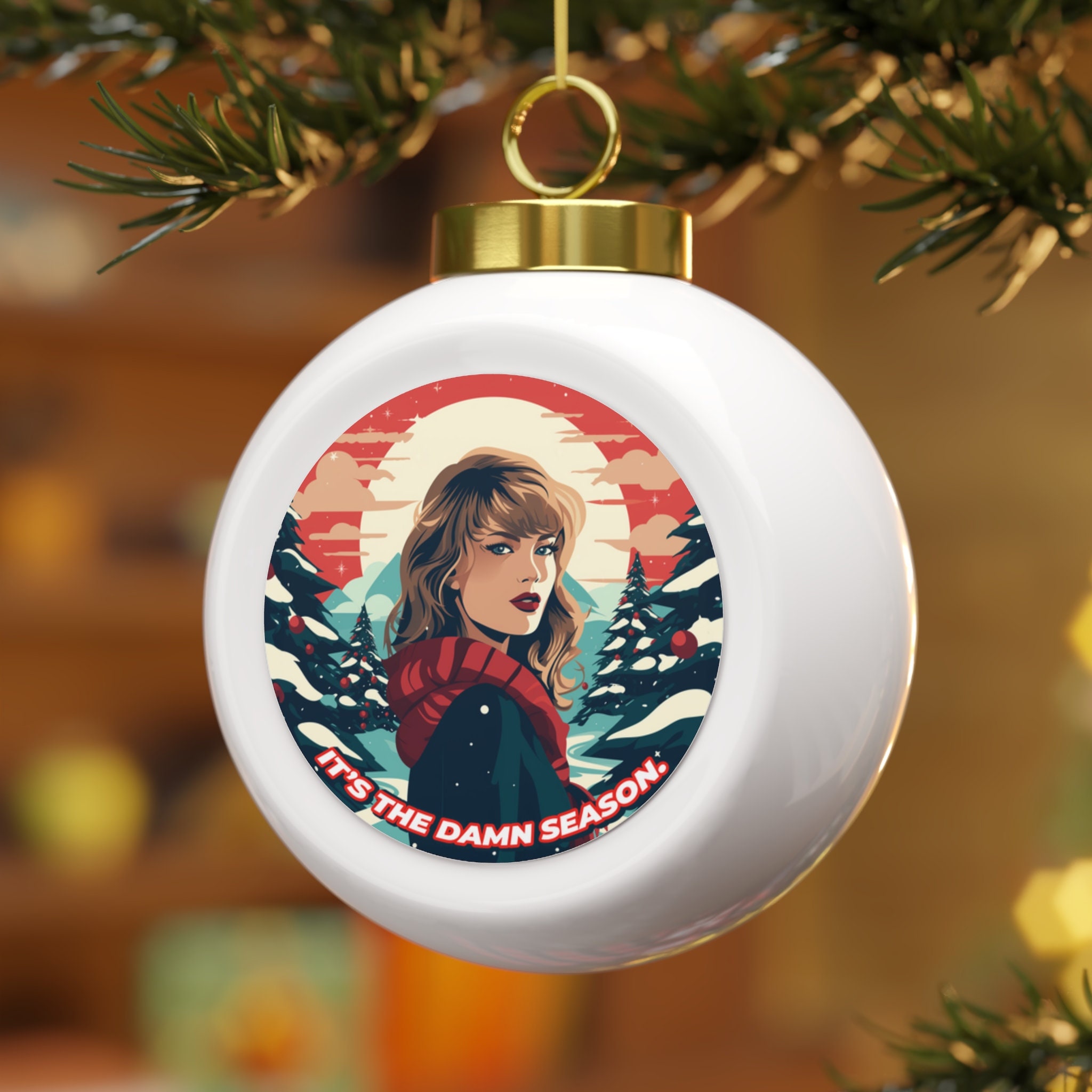 Taylor Swift Ornament Damn Season Christmas Tree Ball Ornament 3 ...