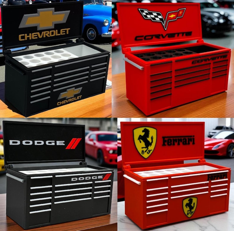 Mini Toolbox Desk Organizer / Tool Holder - Automotive Inspired Fanart ...