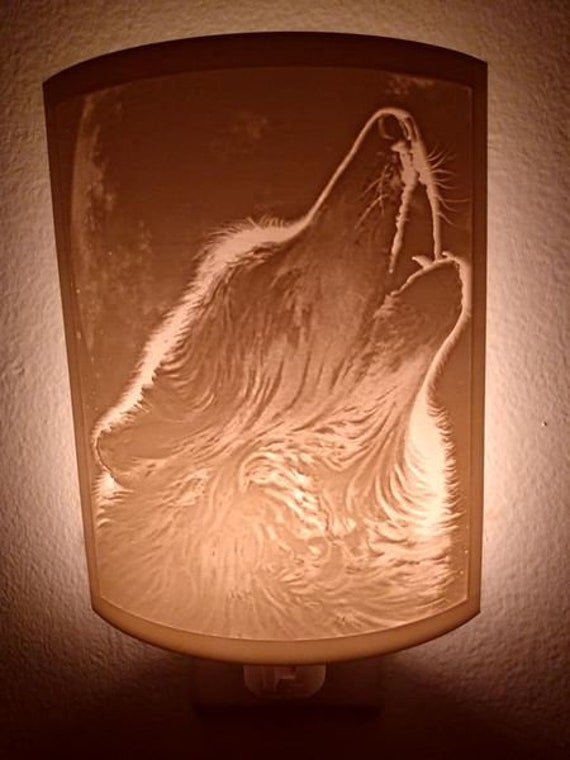 Custom Lithophane Night Light 3D Printed | Etsy