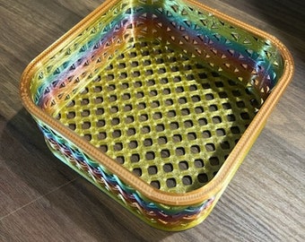 Triangle Shaped woven Basket. 3D Print | Etsy