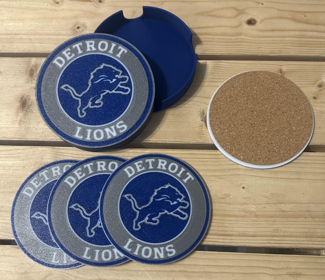 NFL Team Coaster Set - Etsy